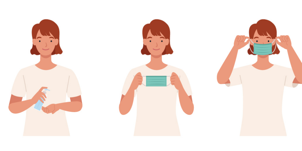 Wear A Mask While Social Distancing