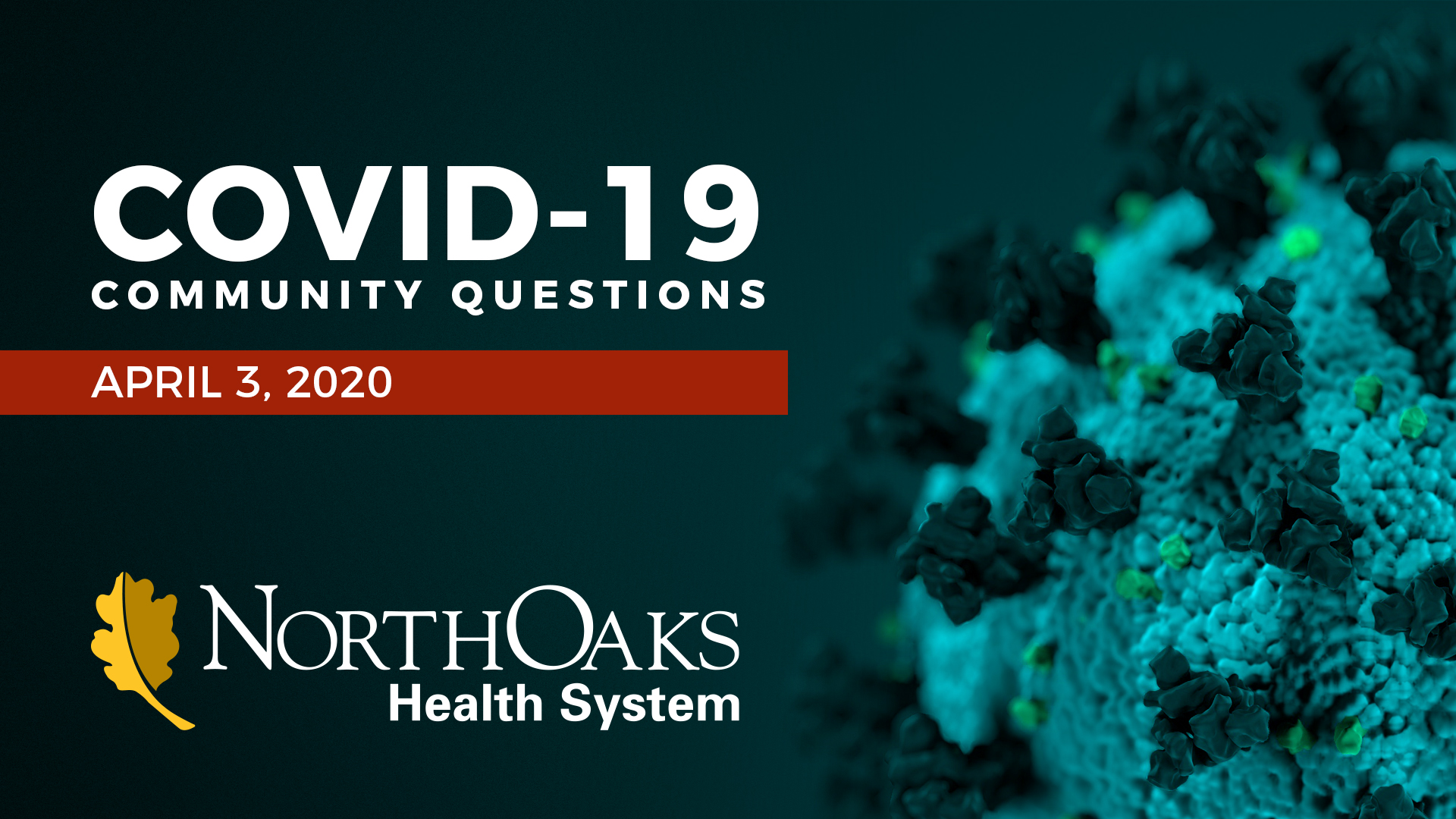 WATCH: Coronavirus Questions - April 3 , 2020